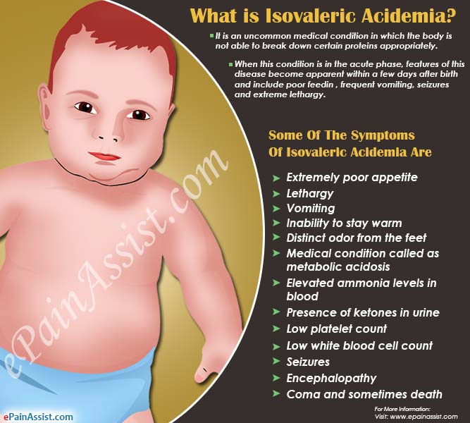 Isovaleric Acidemia: Treatment, Causes, Symptoms