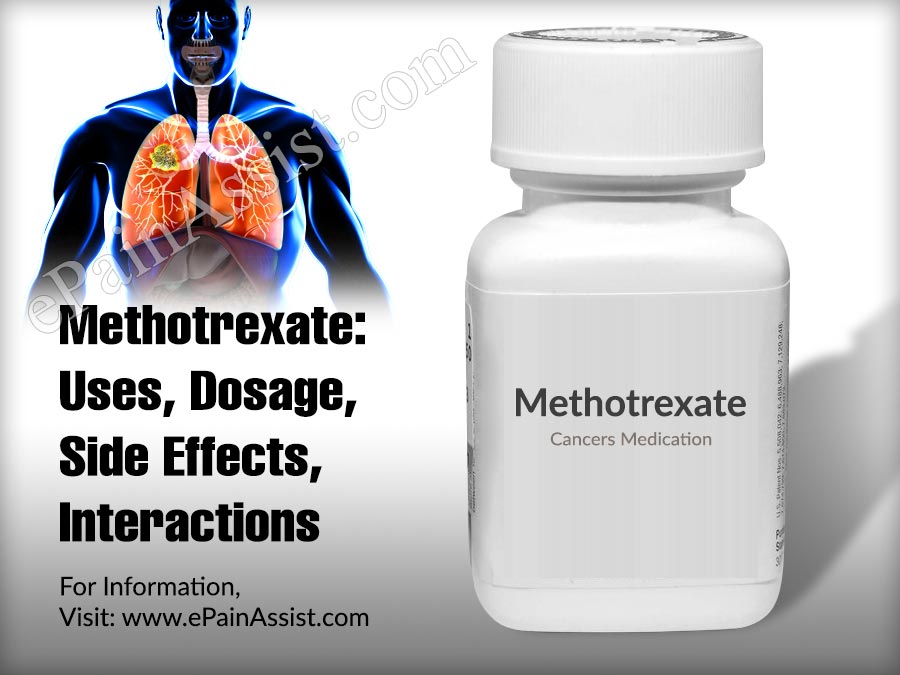 Methotrexate Uses Dosage Side Effects Interactions