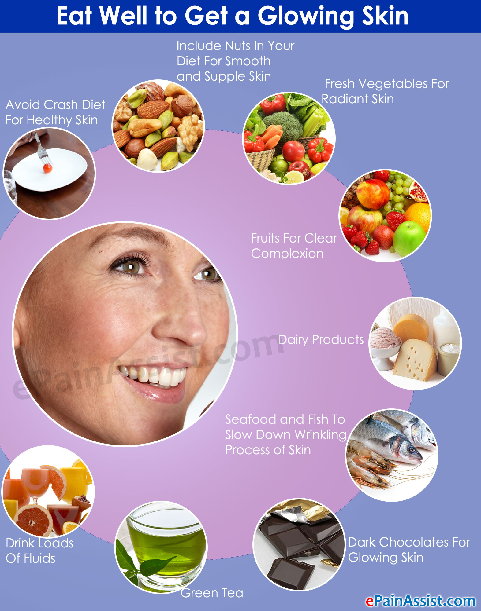 Eat Well To Get A Glowing Skin Eat Well To Get A Glowing Skin